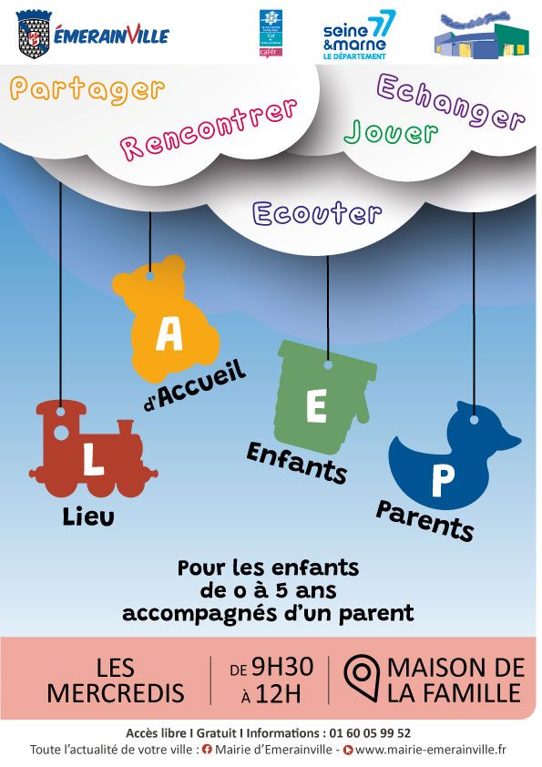 Le LAEP : lieu d'accueil enfants-parents - Émerainville (77)